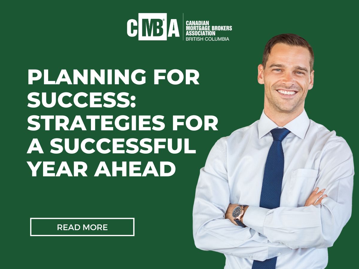 Planning For Success: Strategies for a Successful Year Ahead - CMBA-BC